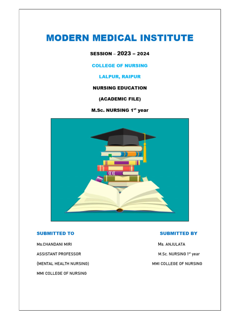 M.Sc. Nursing 1st Year Overview | PDF