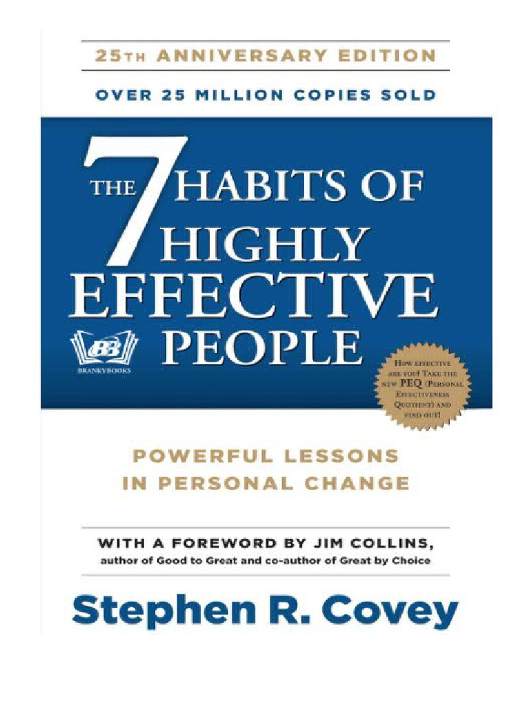 7 Habits Cover Page A4 Colour | PDF