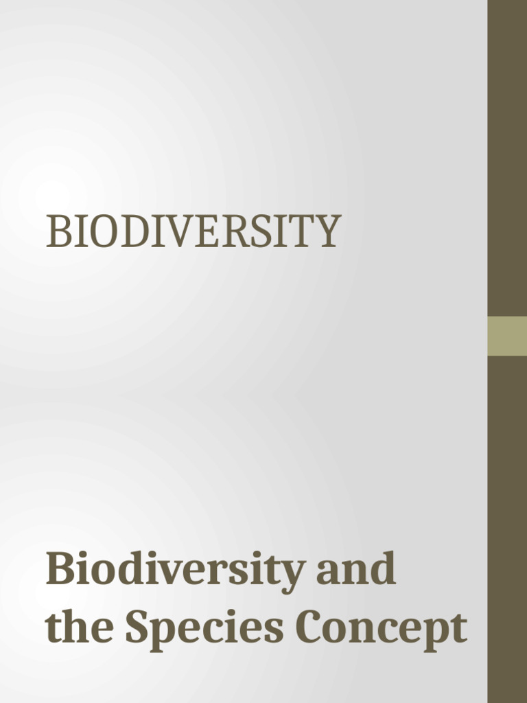 Biodiversity | PDF | Biodiversity | Species
