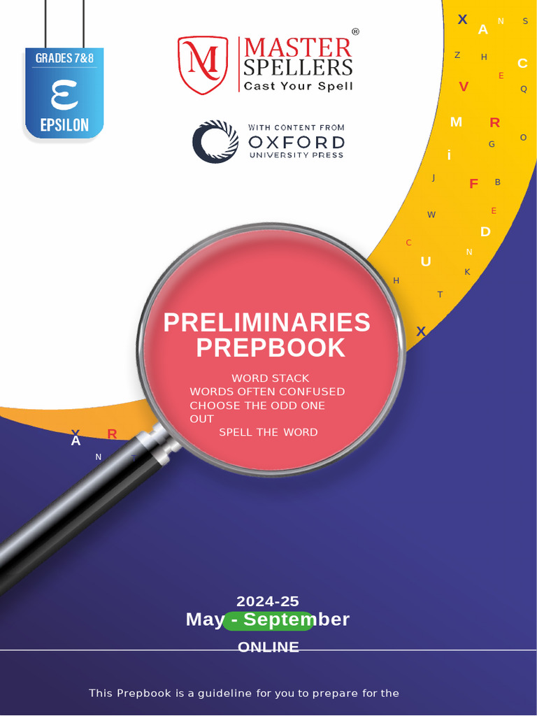 EPSILON PR MASTER SPELLERS Prepbook 2024 25 1712043389 | PDF ...