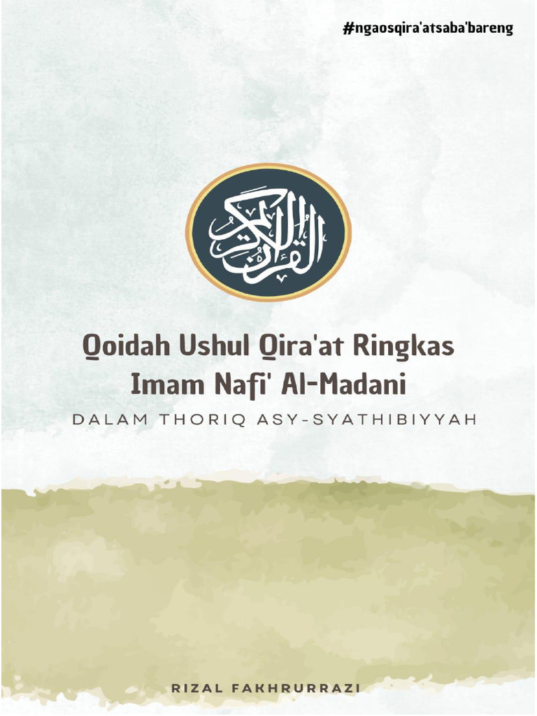 Pemahaman Ilmu Qira'at Imam Nafi' | PDF