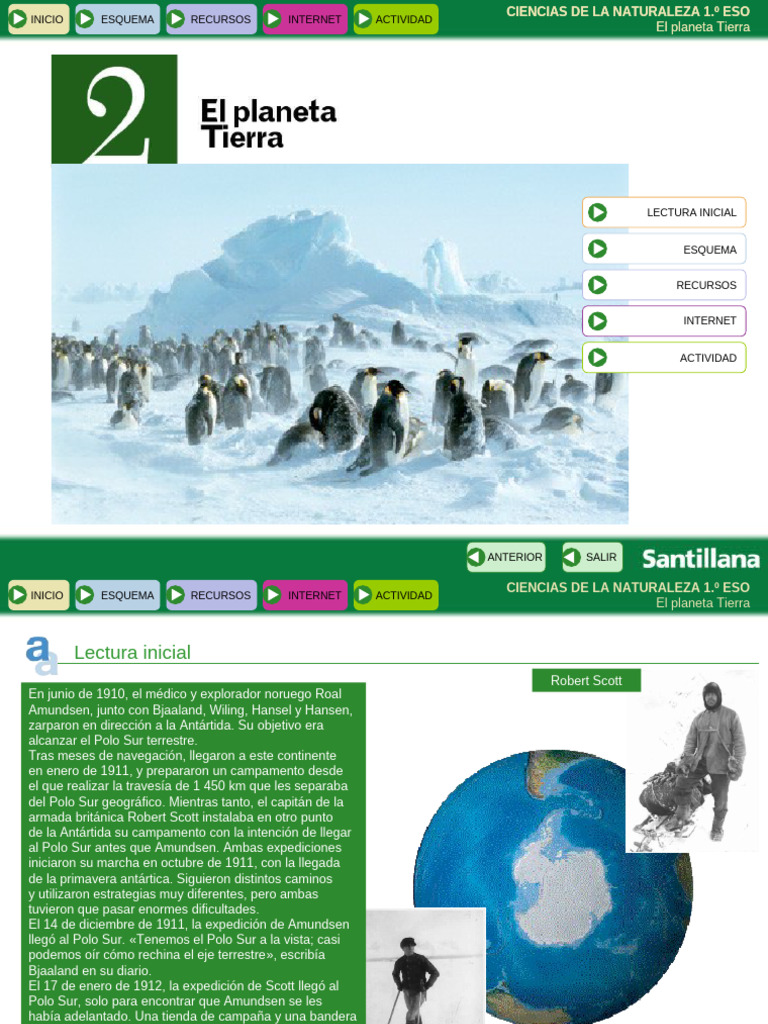 Presentacion Tema 2 El Planeta Tierra | PDF | Tierra | Verano