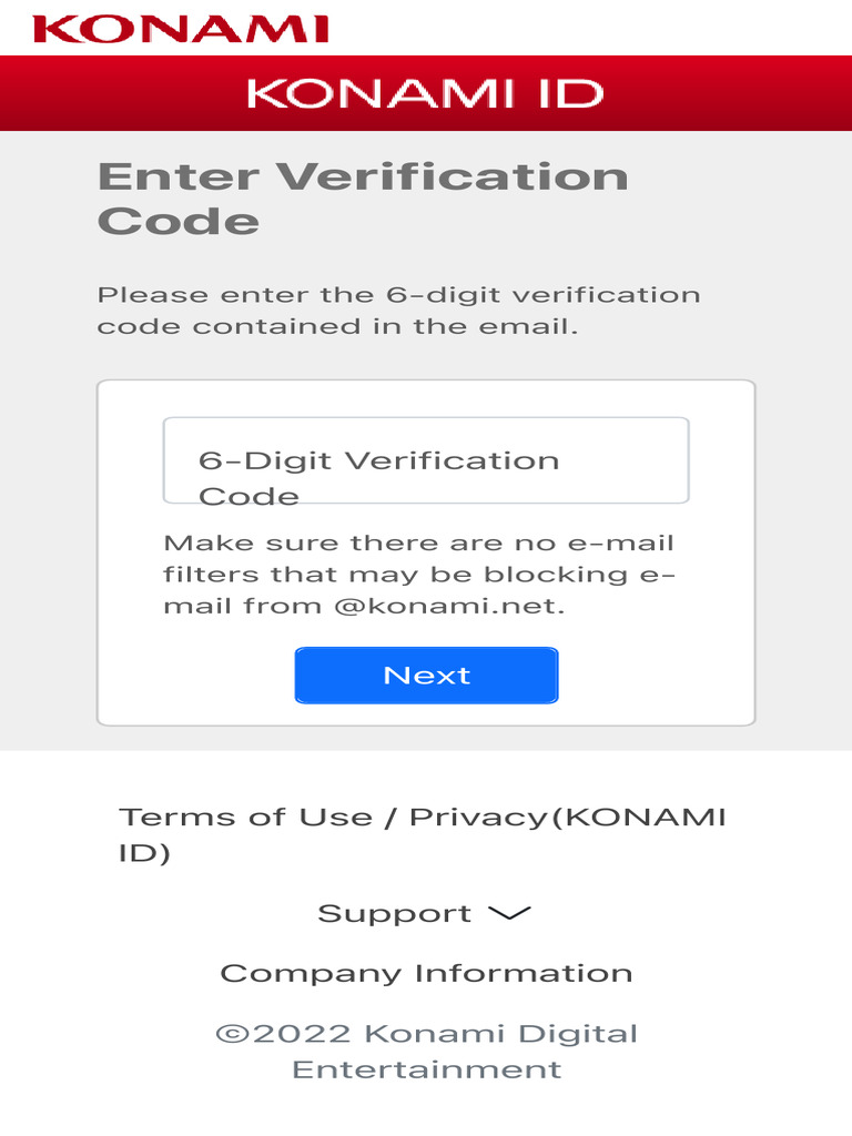 Konami ID Email Verification | PDF | Business | Games & Activities