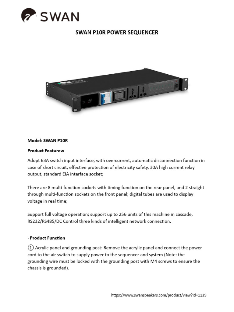 Power Sequencer for AV Professionals | PDF | Switch | Network Socket