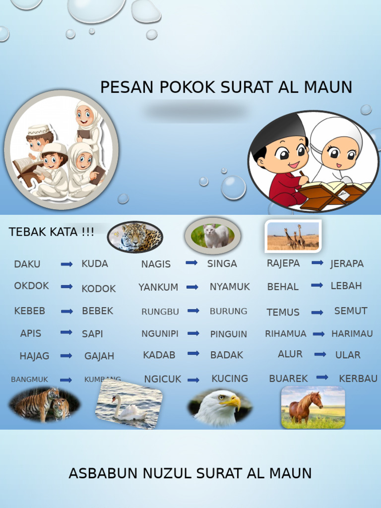 Pesan Pokok Surat Al Maun | PDF