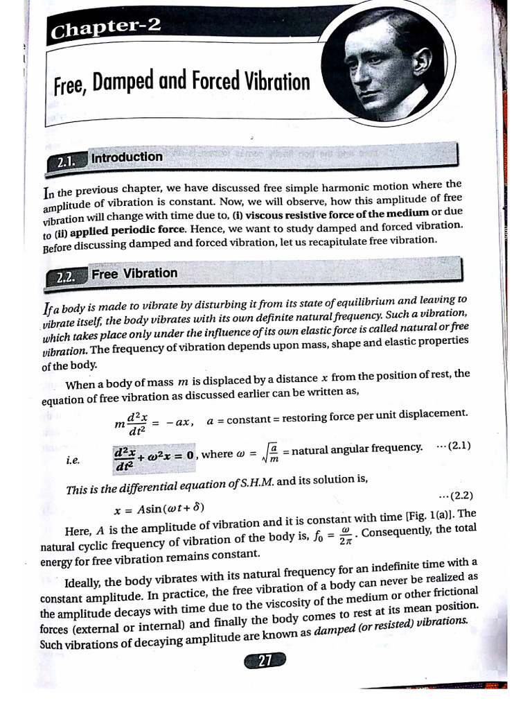 Oscillation & Waves (Amal Chakraborty) | PDF