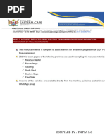 Accounting Grade 12 Cash Flow Statement Notes | PDF | Cash Flow ...