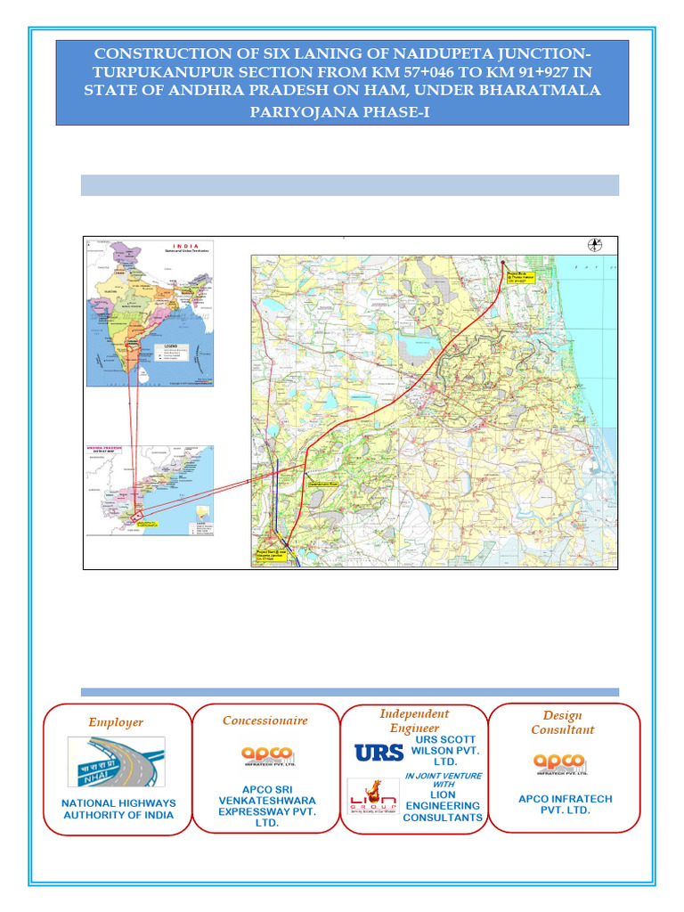 Naidupeta Highway Design Report | PDF | Transport Infrastructure | Road ...
