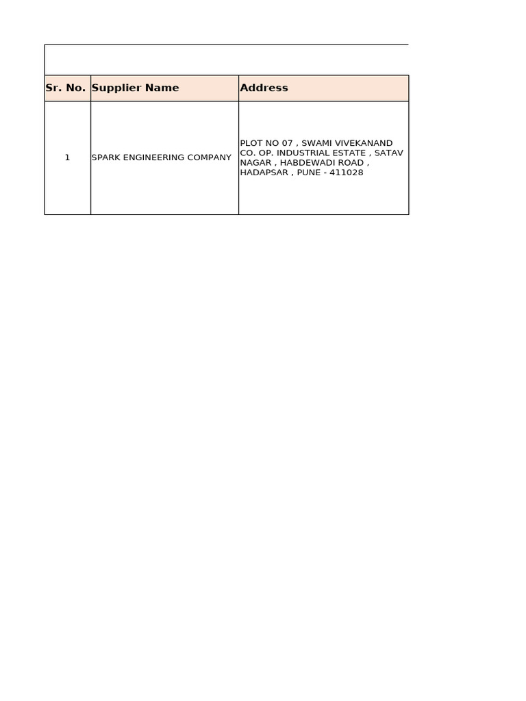 Supplier Detail Updation - FY 24 | PDF
