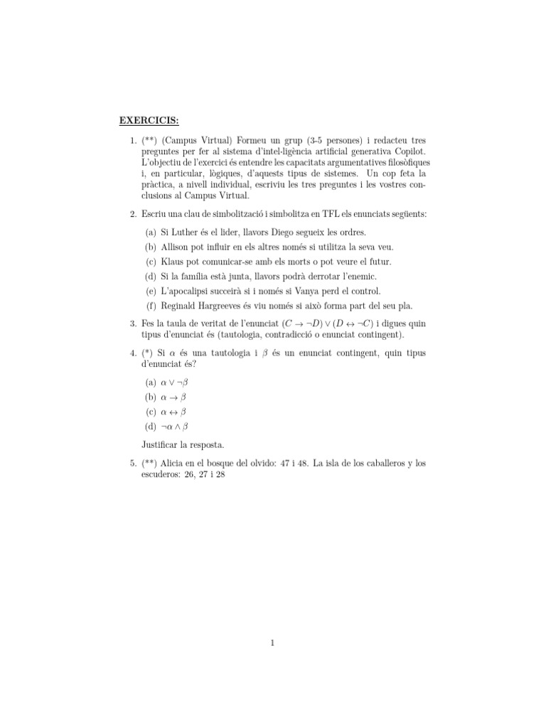 Pràctica Semantica TFL | PDF