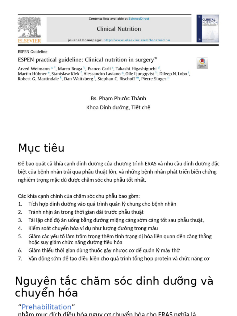 Dinh Dưỡng Chu Phẫu | PDF