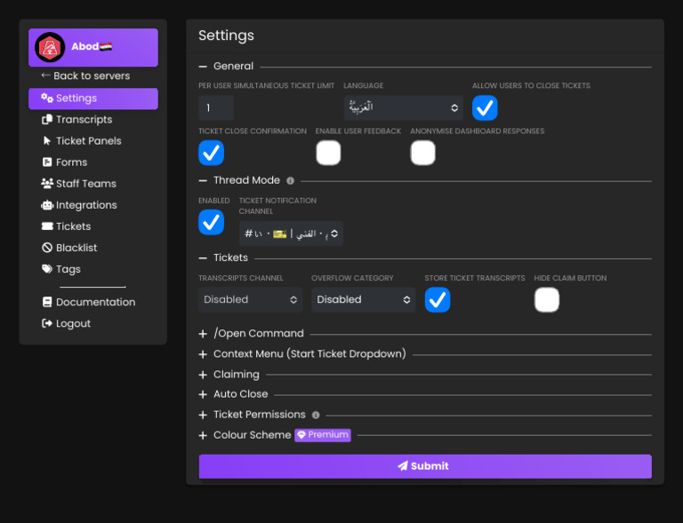 Tickets A Discord Support Manager Bot | PDF