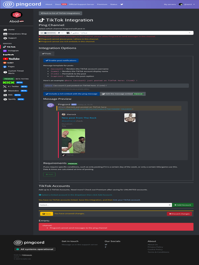 TikTok - Abod?? - Pingcord | PDF | Online Services | Computer Mediated Communication