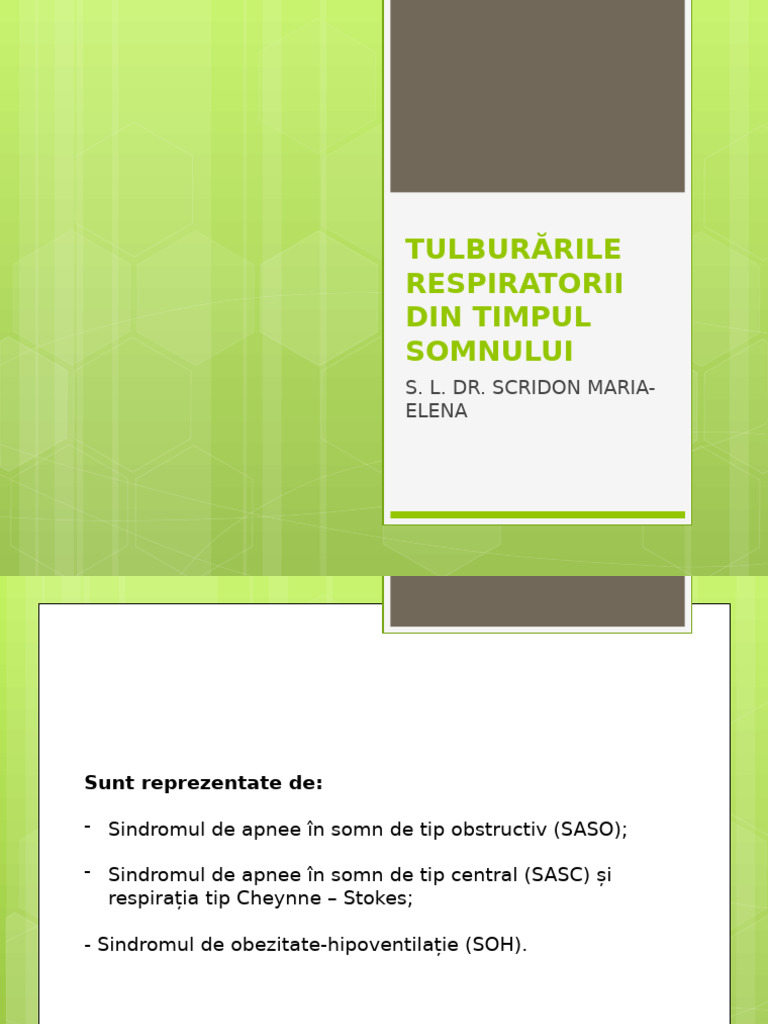Sindroul de Apnee in Somn | PDF