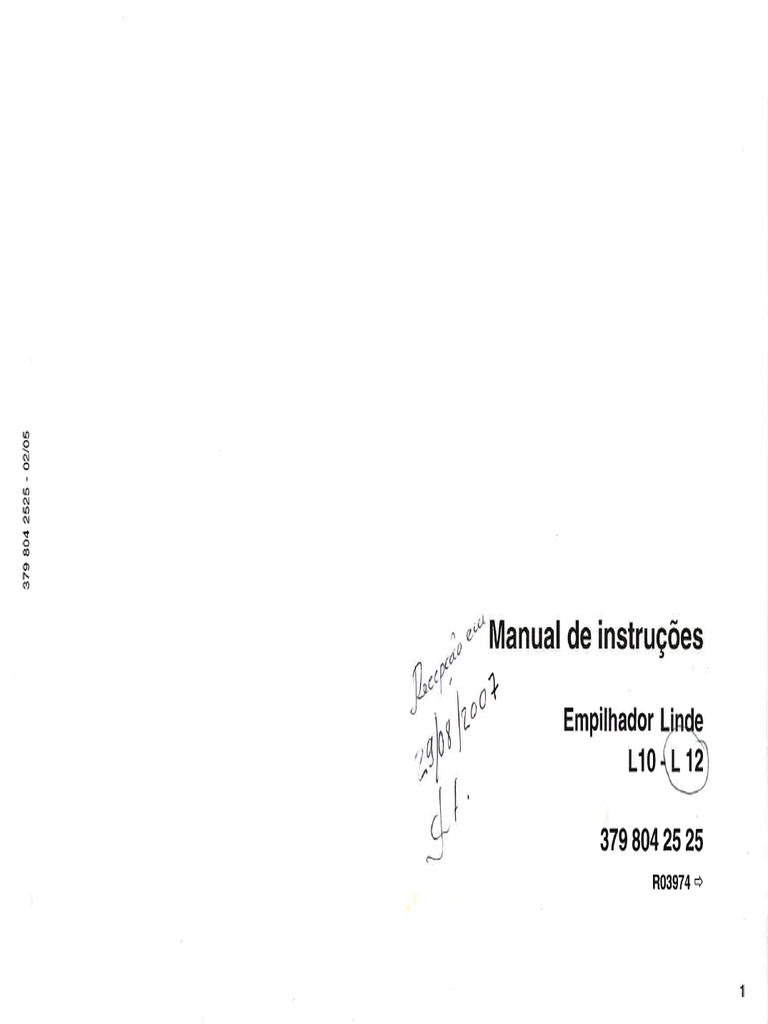 Manual L10-L12 LINDE | PDF