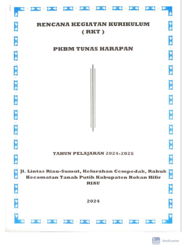 Renvana Kerja Tahunan RKT | PDF