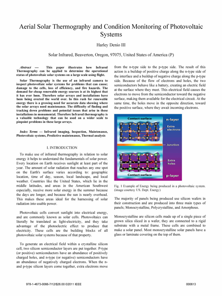 Aerial Solar Thermography and Condition Monitoring of Photovoltaic ...