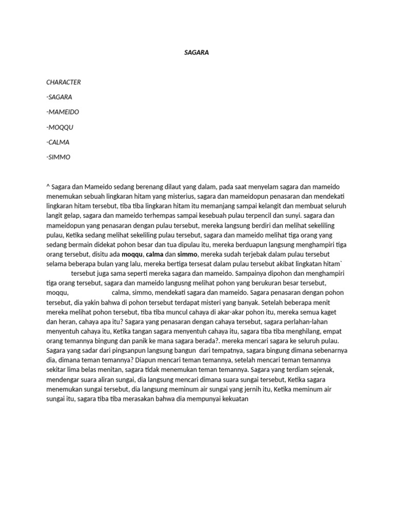 SAGARA | PDF | Agama & Spiritualitas | Puisi