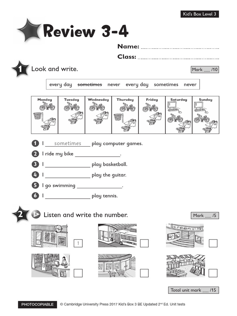 KB3 RT U3 4 S - With - Answers | PDF
