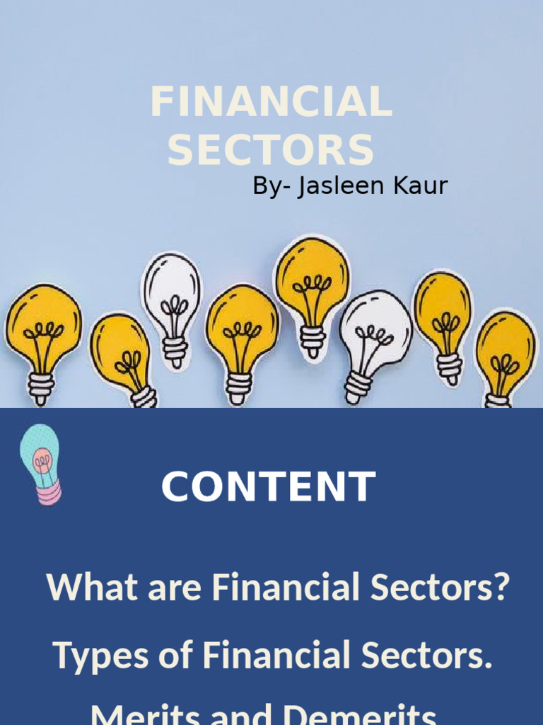 Financial Sectors | PDF | Insurance | Mutual Funds