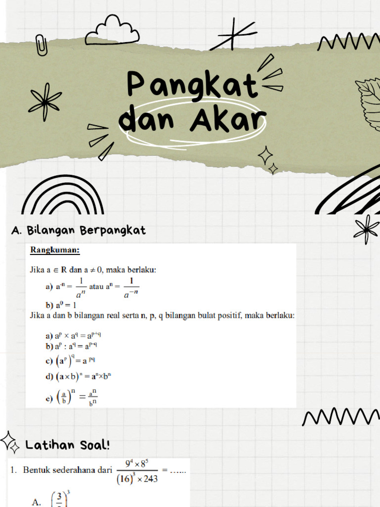 Pangkat Dan Akar | PDF