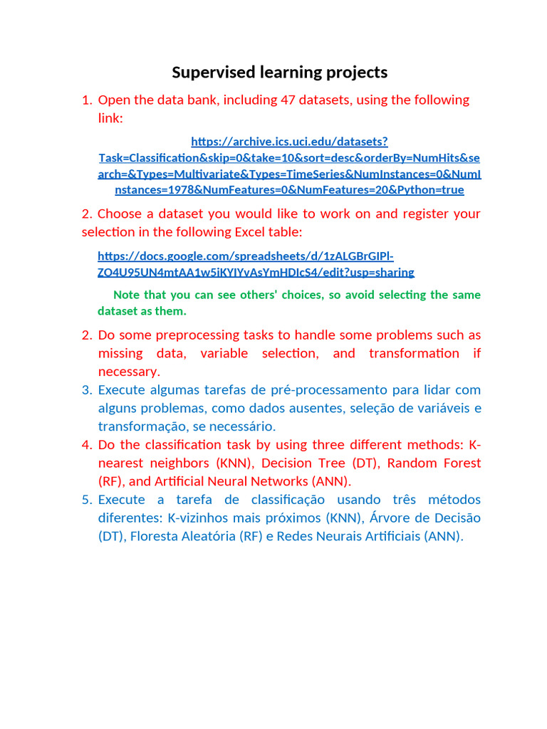 Supervised Learning Projects | PDF | Technology & Engineering