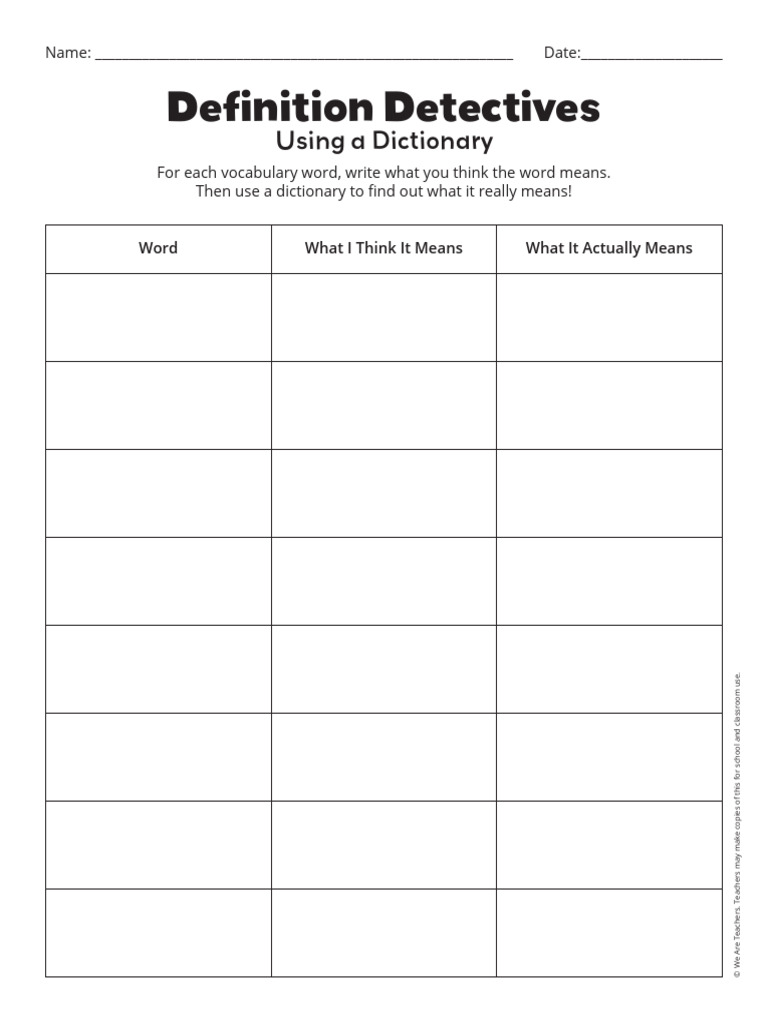 We Are Teachers Vocabulary Worksheet Bundle | PDF | Adverb | Adjective