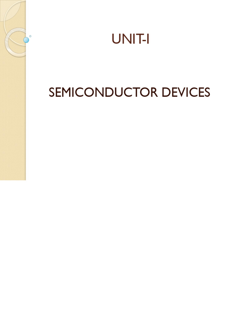 Unit_01 | PDF | Rectifier | P–N Junction