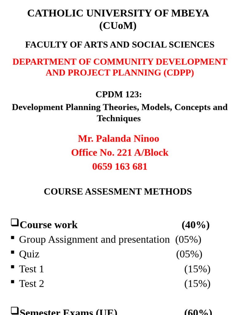 CPDM 123 | PDF | Economics | Economic Planning