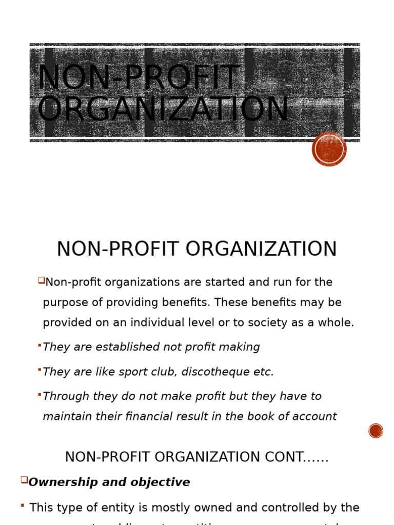 Accounting for Non-Profit Organizations | PDF | Expense | Debits And ...