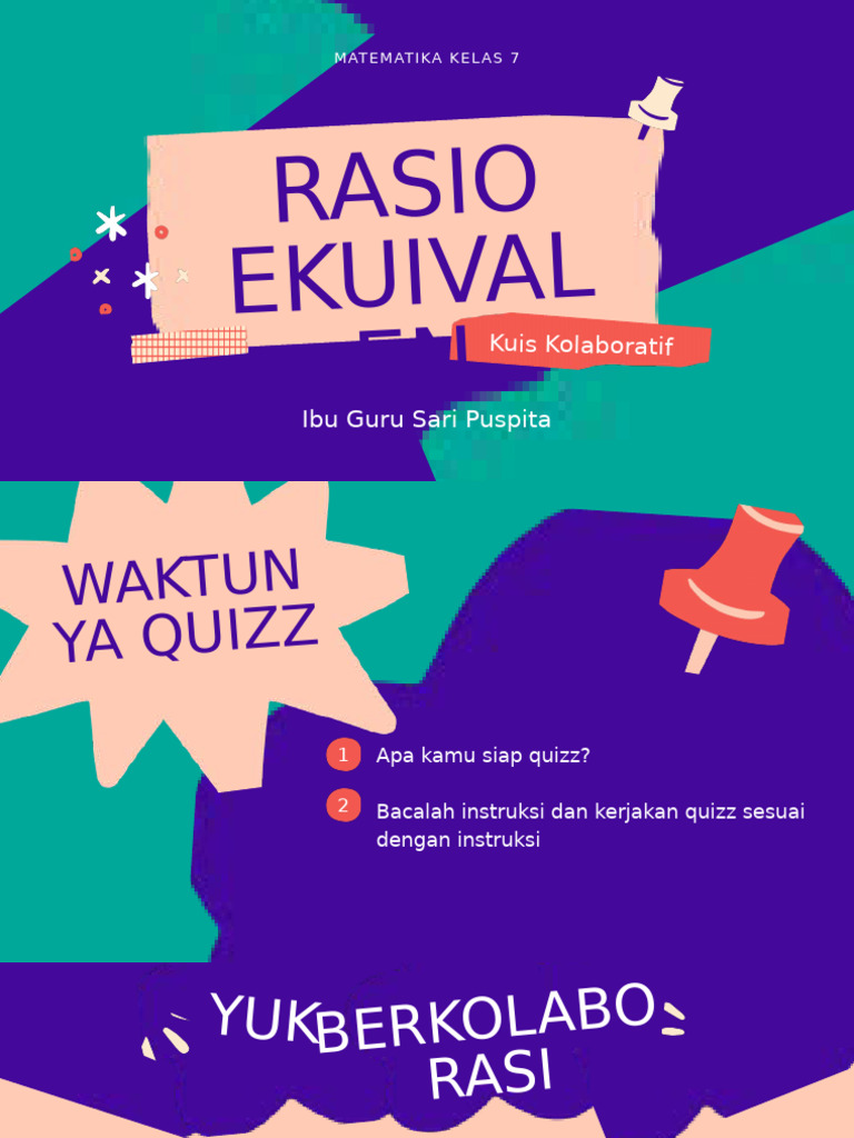 Kuis Matematika Rasio Presentasi | PDF