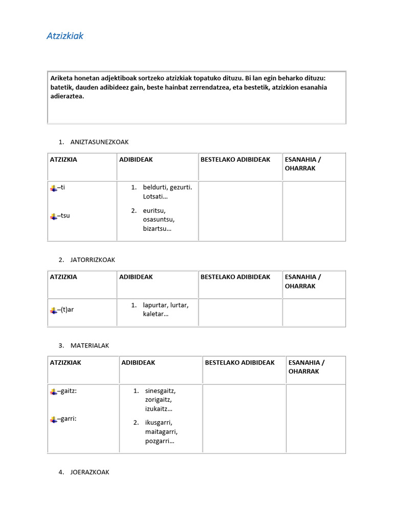 Atzizkiak 4 | PDF
