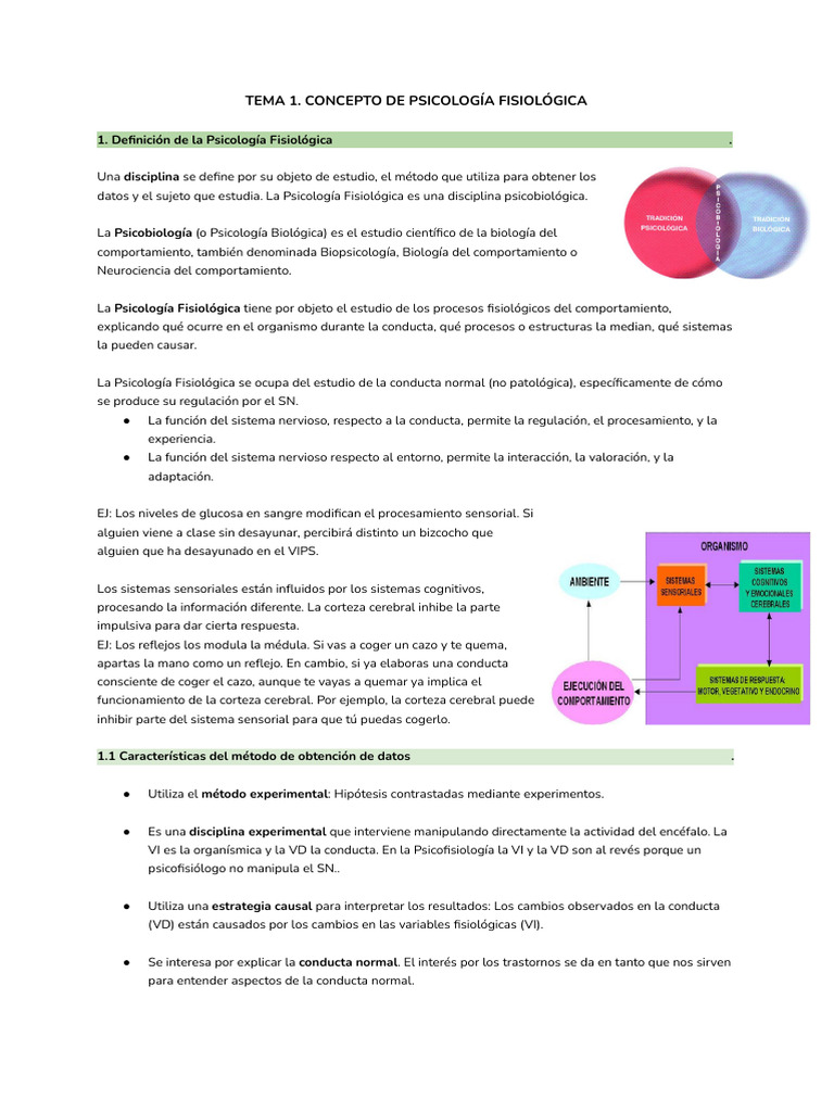 Wuolah Free Tema 1. Concepto y Metodo de Psicologia Fisiologica Gulag Free | PDF | Neurociencia ...