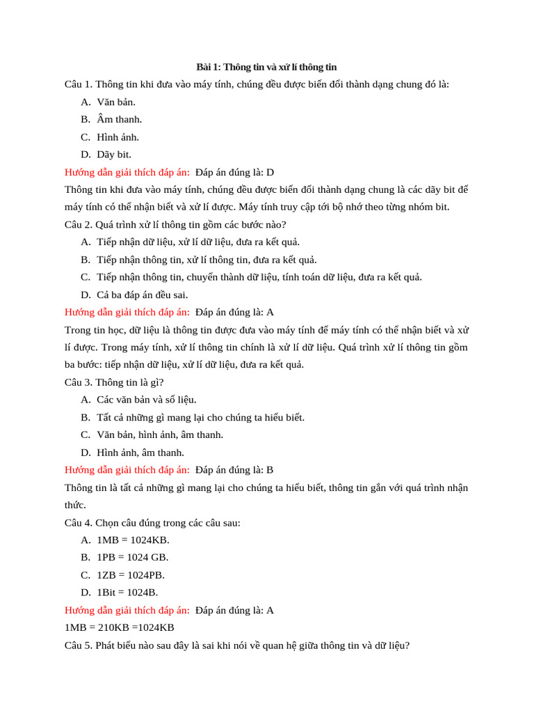 DE CUONG KHOI 10-Gi A HK1 | PDF