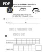 ADVANCE INSTRUCTIONS FOR CONDUCT OF 2025 KCSE PROJECTS AND PRACTICALS ...