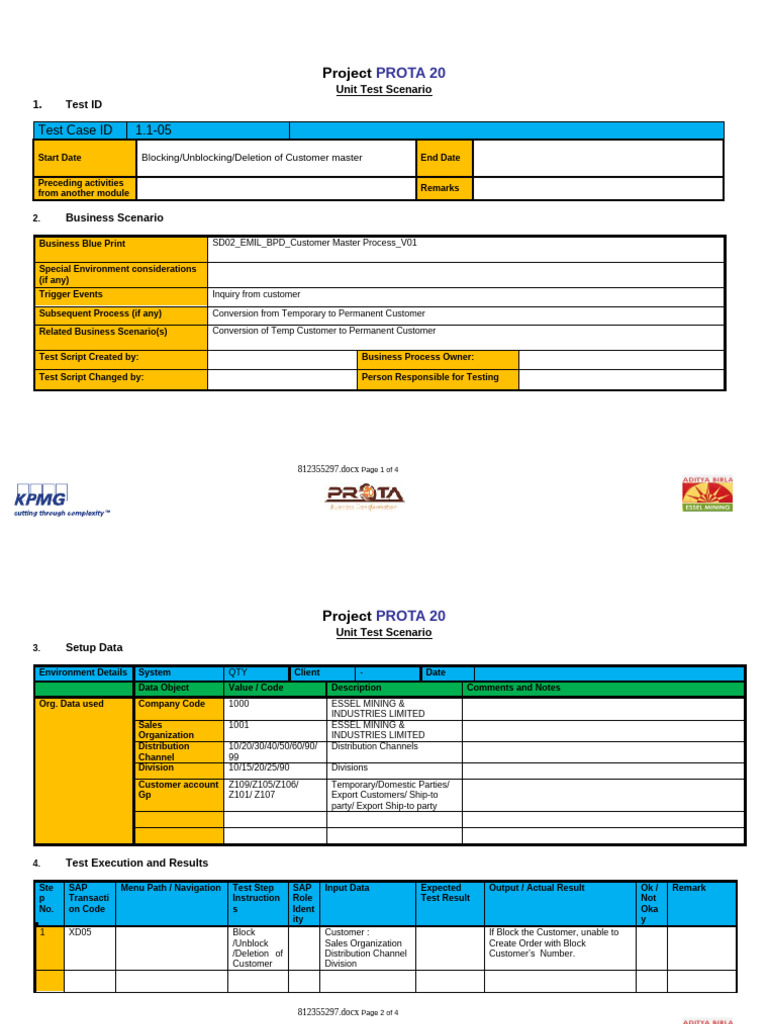 Test Script 1.1-05 | PDF | Unit Testing | Software