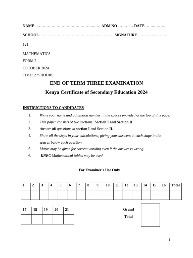 F2 MATHEMATICS QS | PDF | Triangle | Area