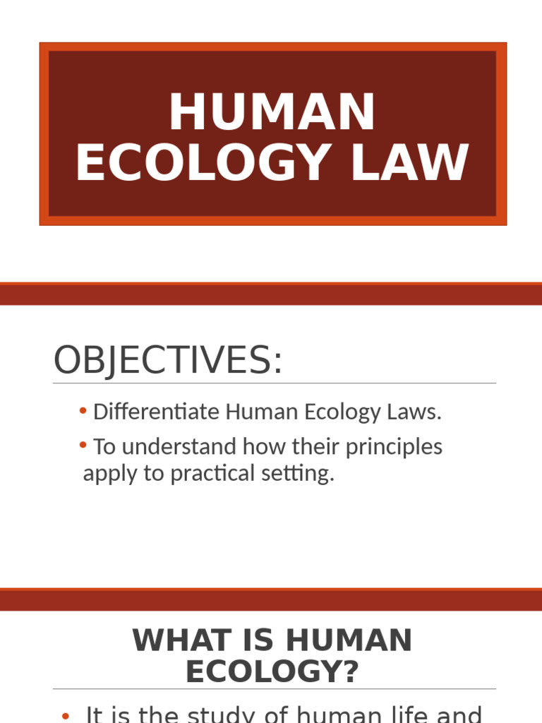 ECOLOGY | PDF