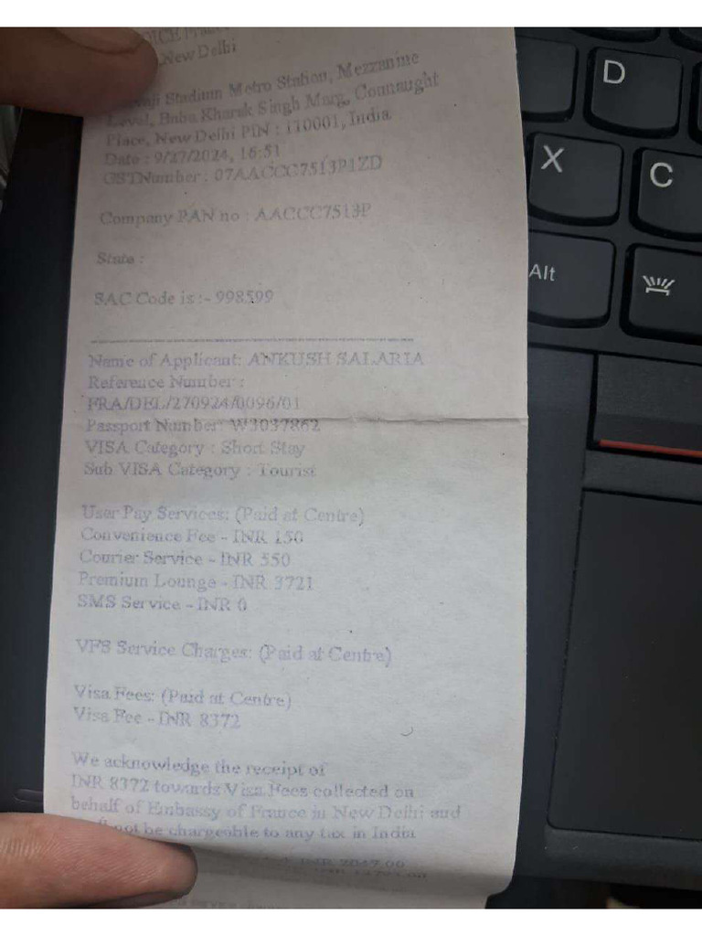 Receipt Ankush | PDF