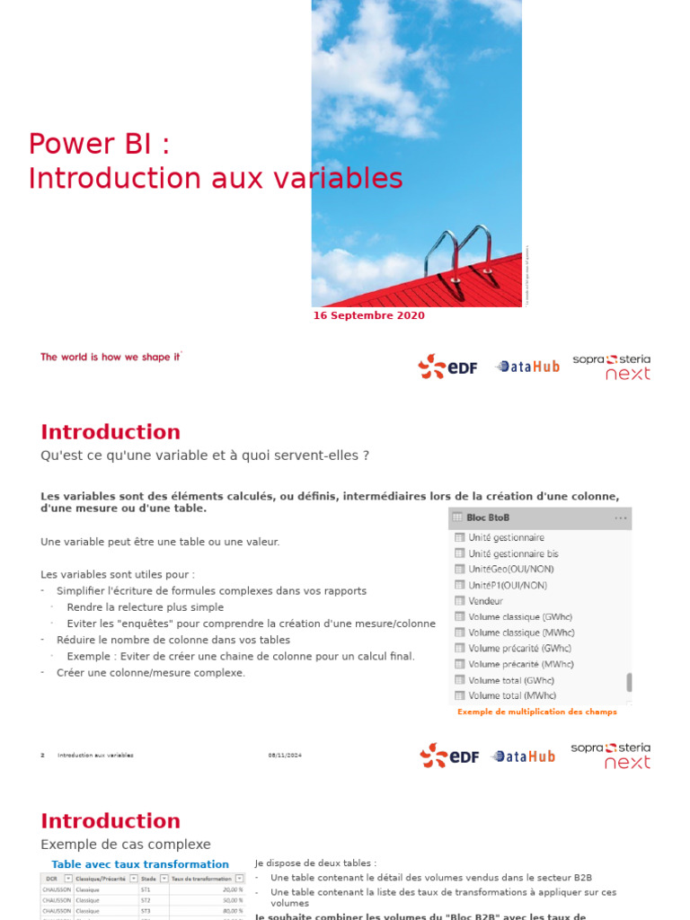 PBI Intro Variables | PDF | Finance et gestion monétaire | Ordinateurs