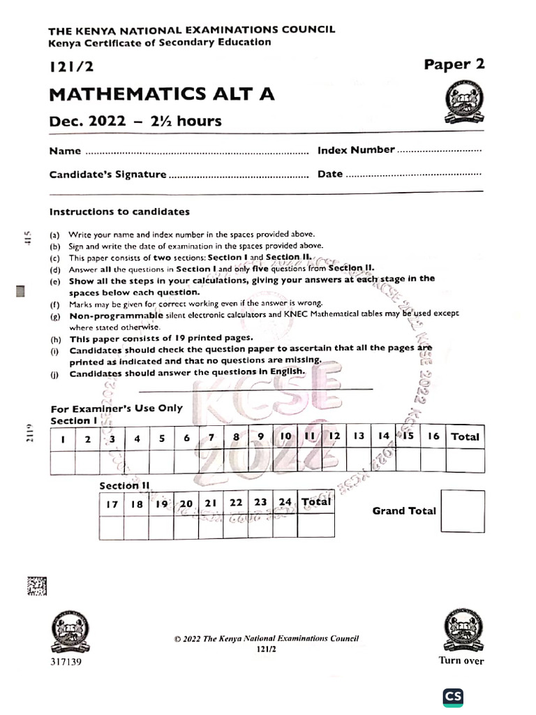 Mathematics P2 | PDF