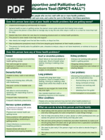 SPICT™ 2025: Palliative Care Indicators | PDF | Palliative Care | Heart ...