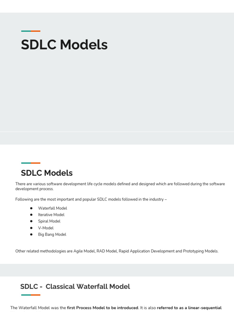 MOdels | PDF | Software Development Process | Agile Software Development