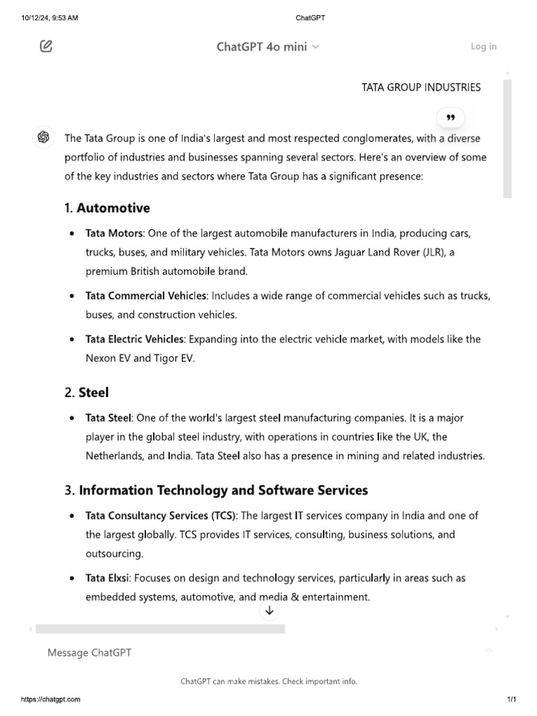 TATA | PDF