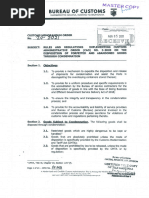 BOC Customs Memorandum Order 7-2014 | PDF | Government | Economies