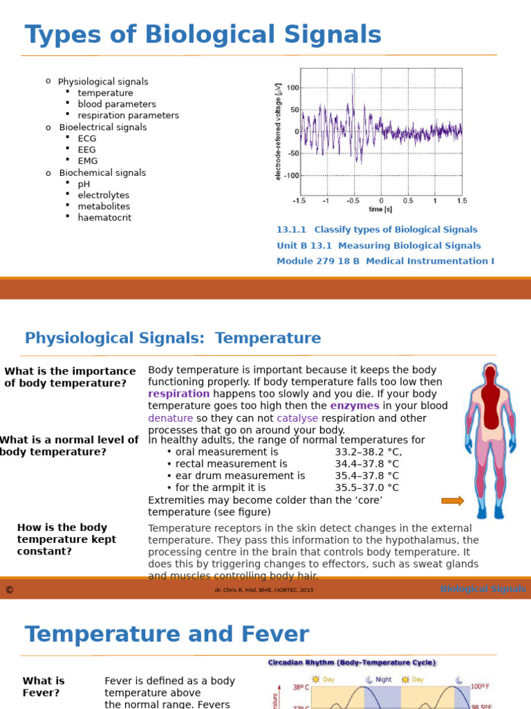 Biological Signals | PDF | Electrolyte | Electromyography