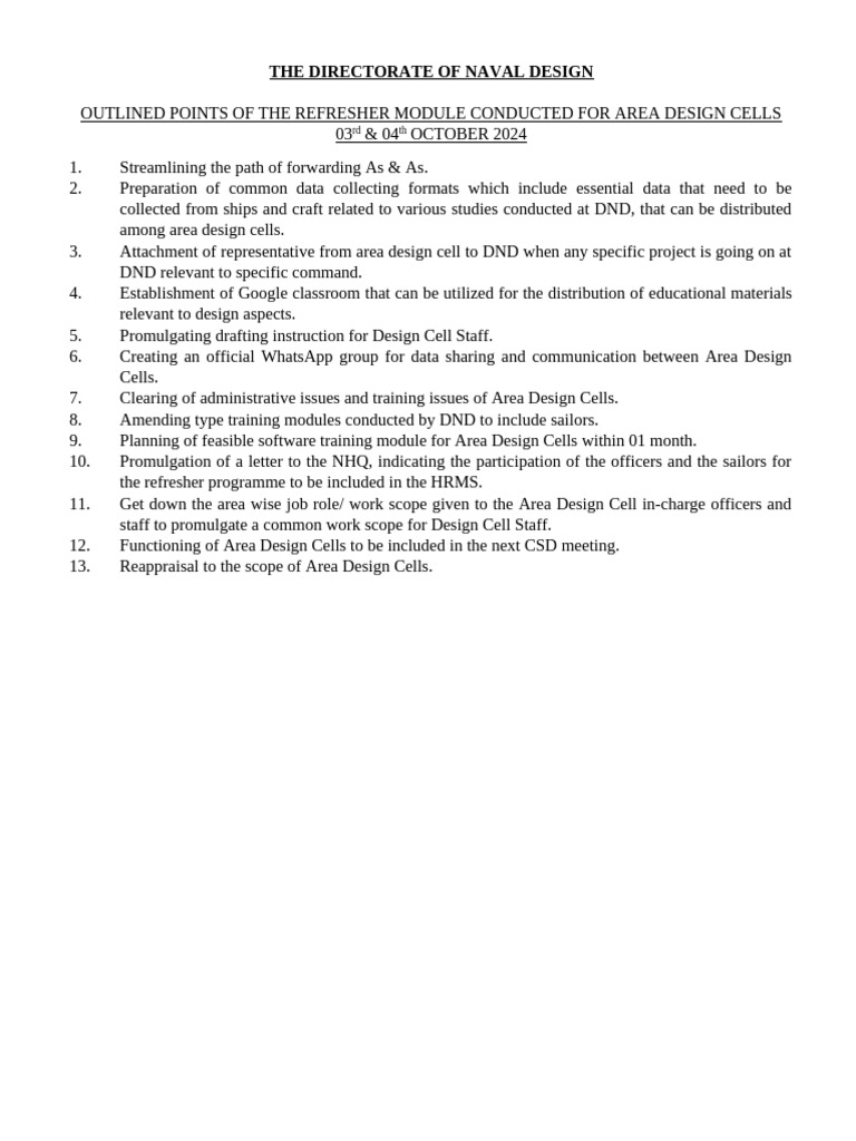 Refresher Module Outcomes | PDF | Computers