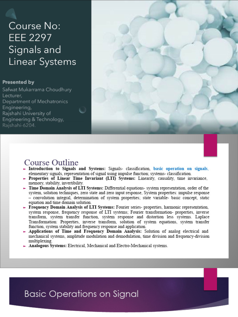 Lecture 2 EE2297 | PDF | Algorithms | Applied Mathematics