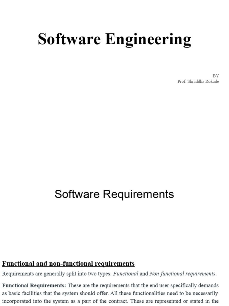 CH-2 Software Engineering | PDF | Use Case | Computer Programming