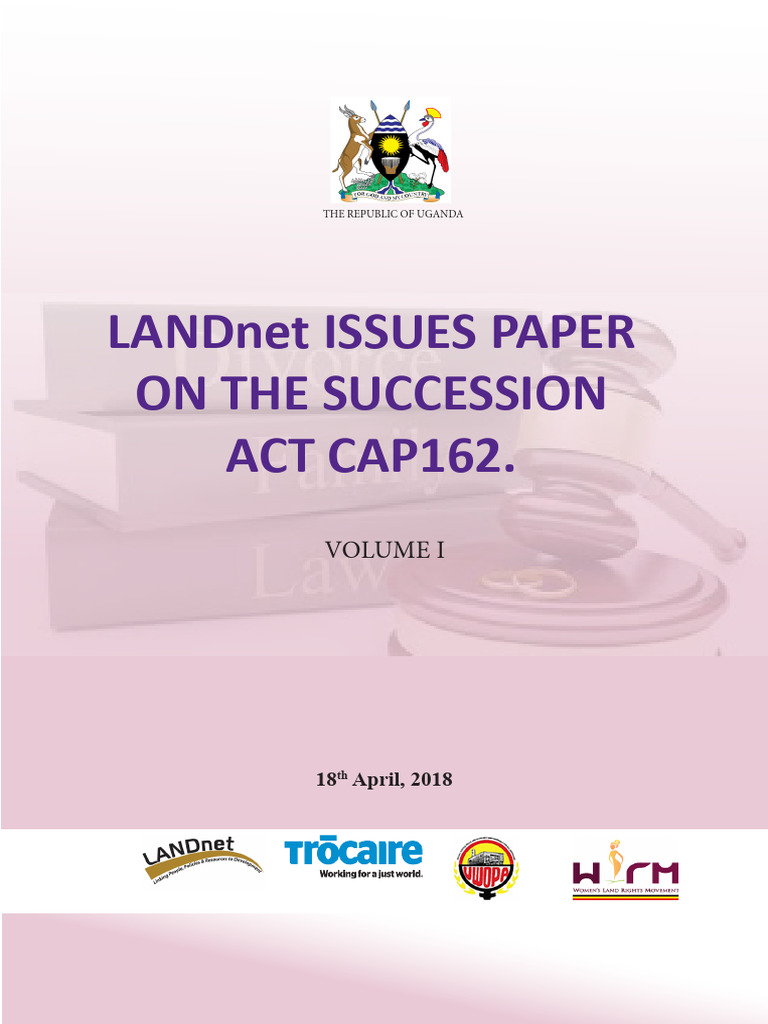 Landnet Land Issues Succession Paper CAP 162 To SEND | PDF | Convention On The Elimination Of ...